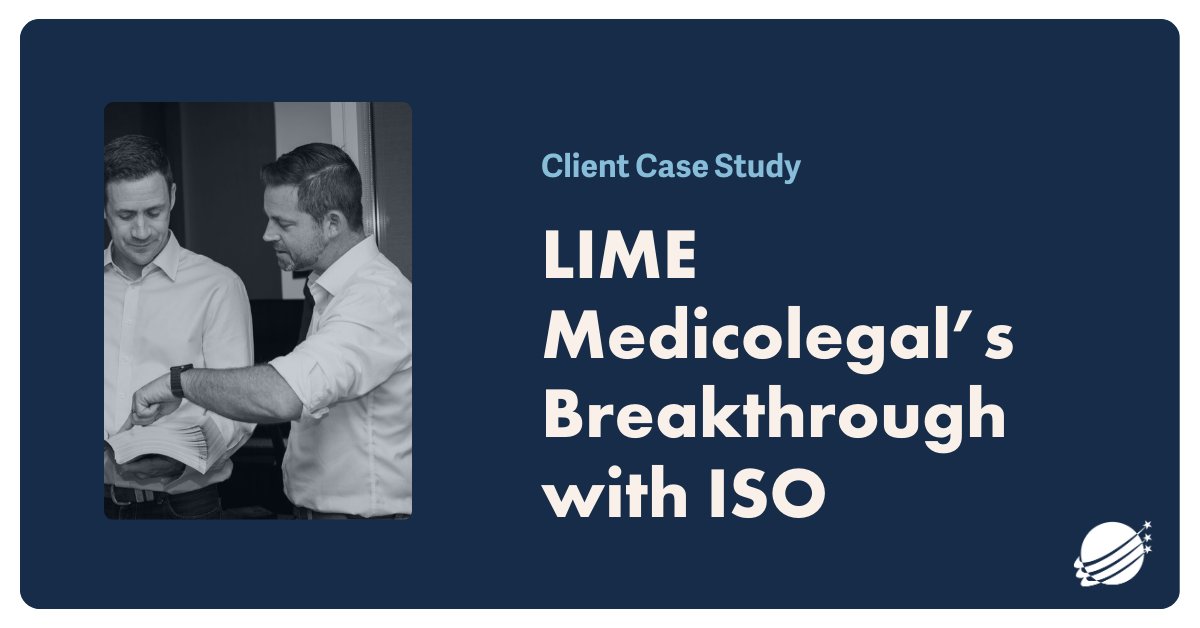 Case Study | LIME Medicolegal Breakthrough with ISO Certification